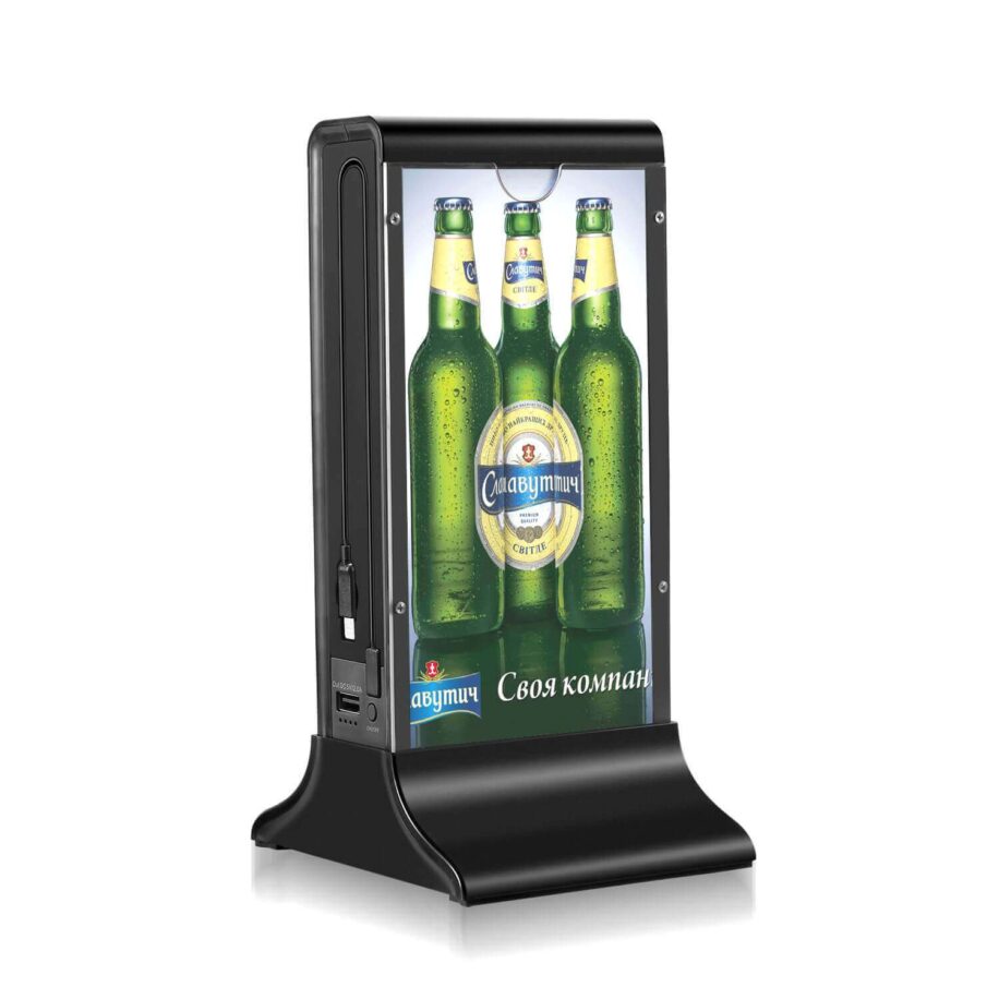 Dual Acrylic Sign Holders Table Ad Displays FYD835A | FUNTEK