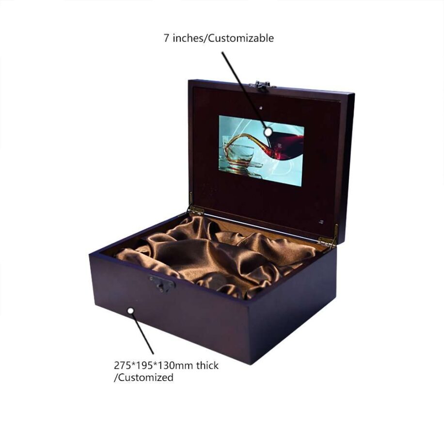 Custom Luxury Video Display Box with Digital Print | FUNTEK