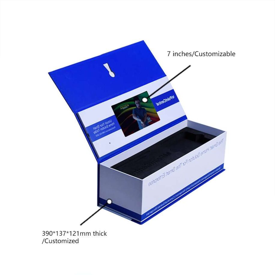 Custom Luxury Video Display Box with Digital Print | FUNTEK