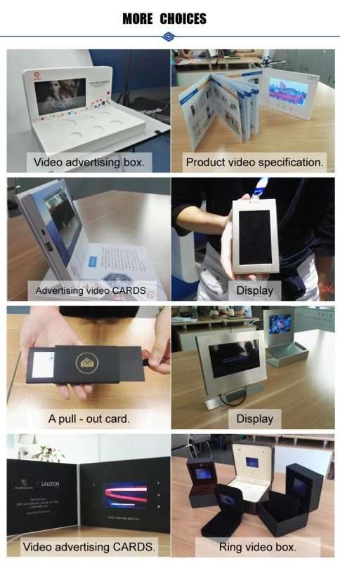 Custom Luxury Video Display Box with Digital Print | FUNTEK