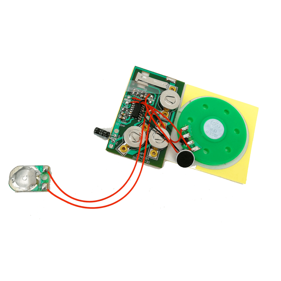 DIY Push Button Recordable Sound Chips for eCards | FUNTEK