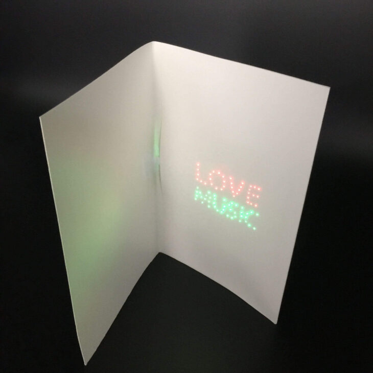 DIY Paper Greeting Card with LED Lights and Music | FUNTEK