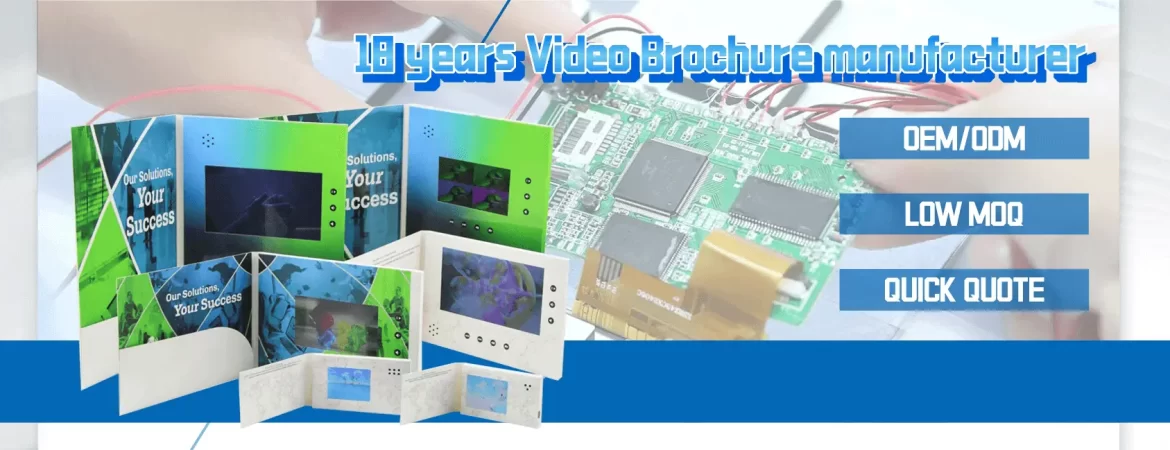 Custom LCD Video Brochures for Brand Marketing | FUNTEK