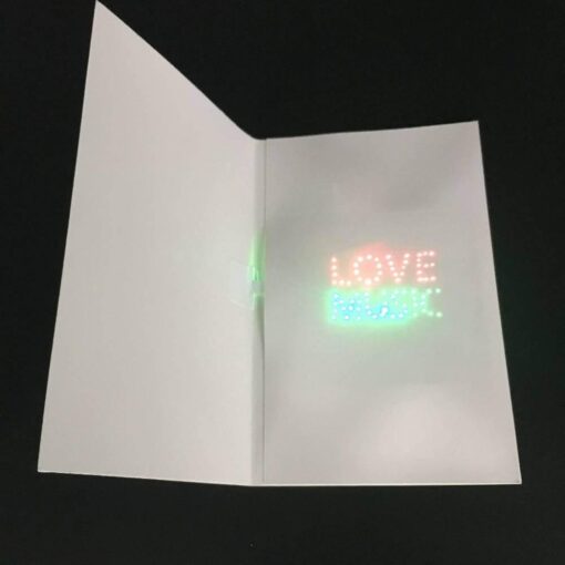 DIY Paper Greeting Card with LED Lights and Music | FUNTEK